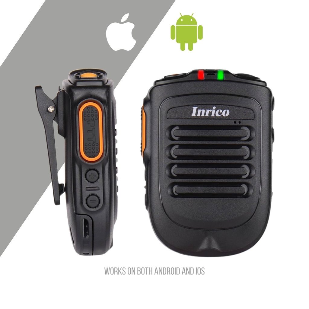 Inrico B01 Android/iOS Bluetooth Speaker Microphone | Expert Mobile Communications